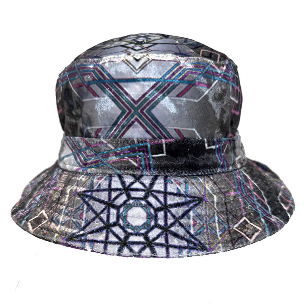 Royal Transit / Lunar Transit - Crushed Velvet Reversible Bucket Hat ...