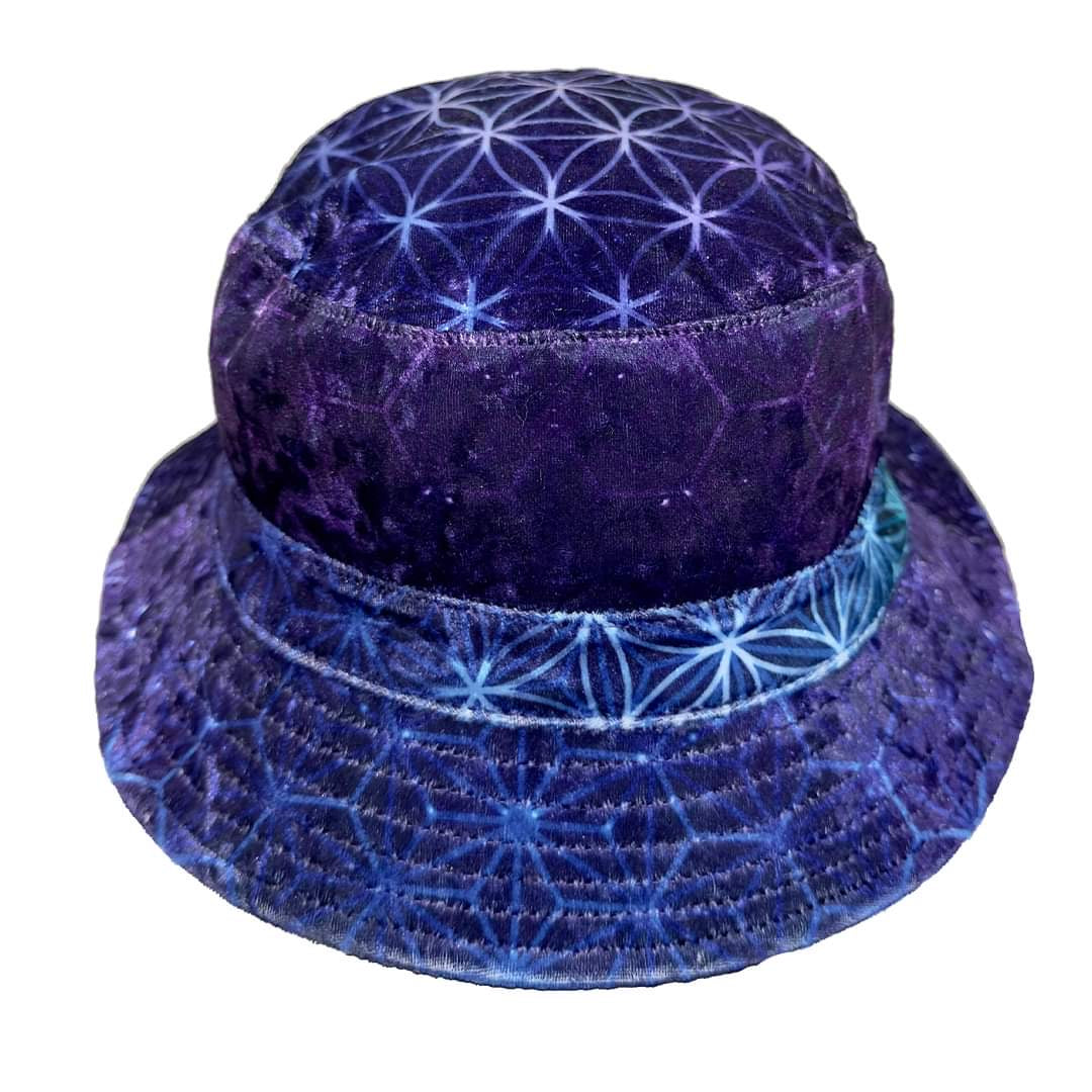 Transitions / Tessellating Divinity - Reversible Crushed Velvet Bucket ...